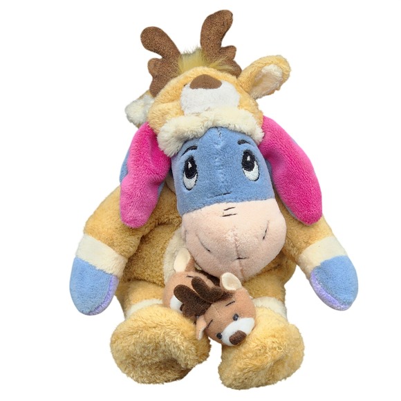 Disney | Toys | Disney Eeyore Reindeer Costume Plush Toy Small 8 ...